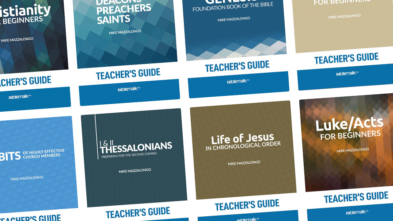 Free Teacher's Guides | BibleTalk.tv
